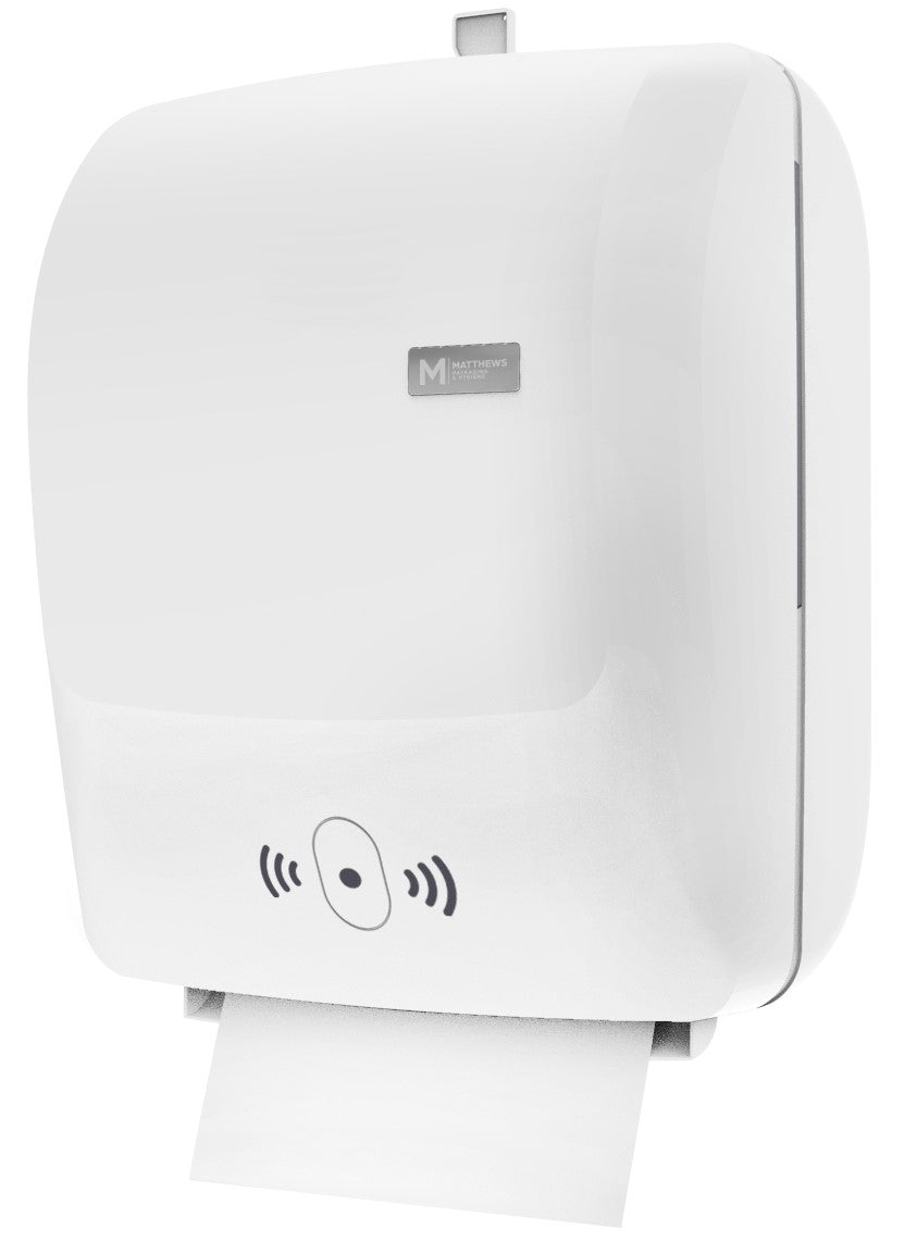 Automatic Cut Roll Feed Dispenser - White, 1 Roll Capacity – Local ...