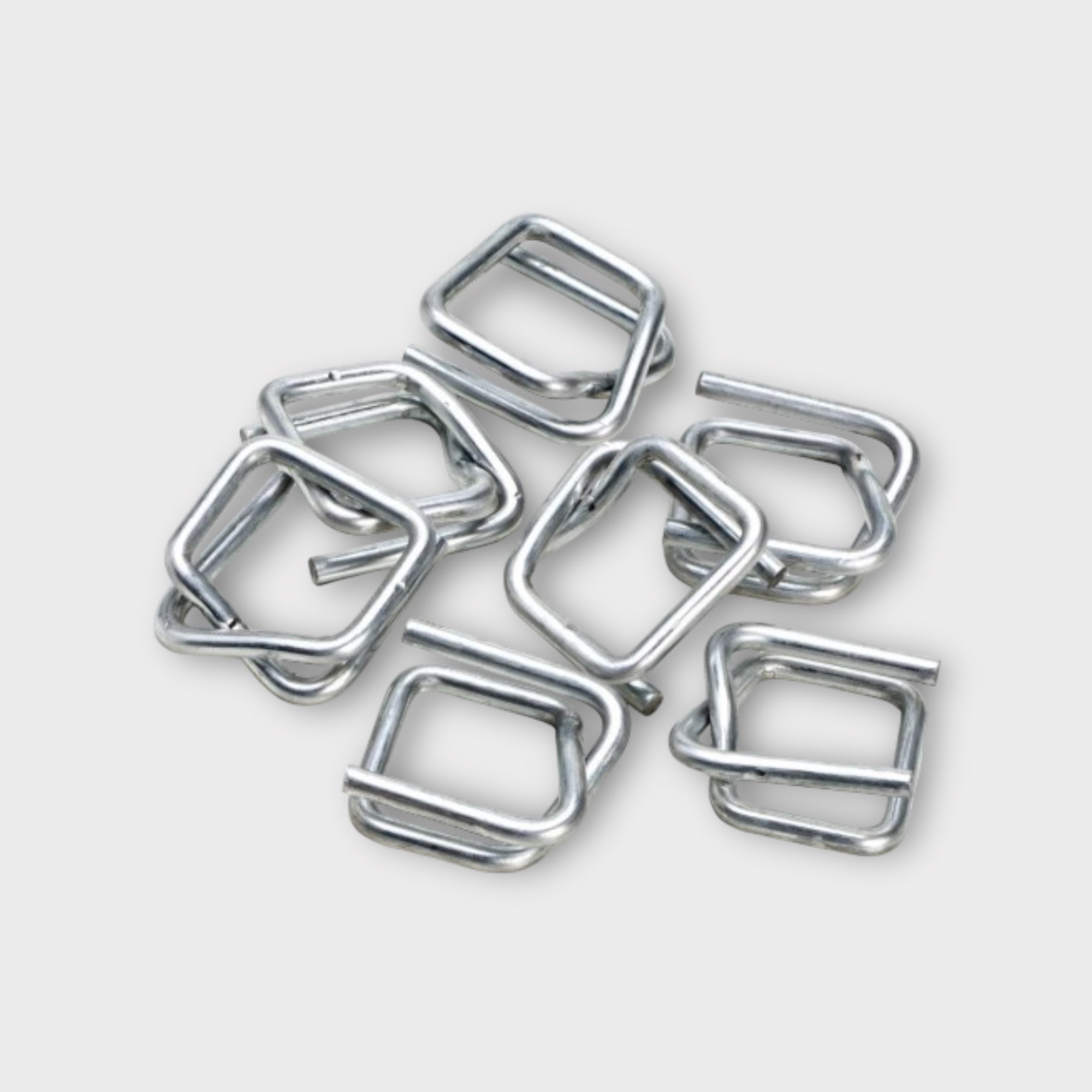Galvanised Wire Light Duty Buckles For Hand Strapping Band - 12mm, 2.5 ...